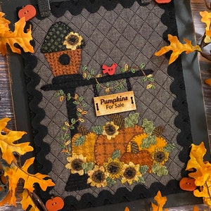 BIRD HOUSE Series Hello Fall -- KIT & Pattern -- #10 October for ...