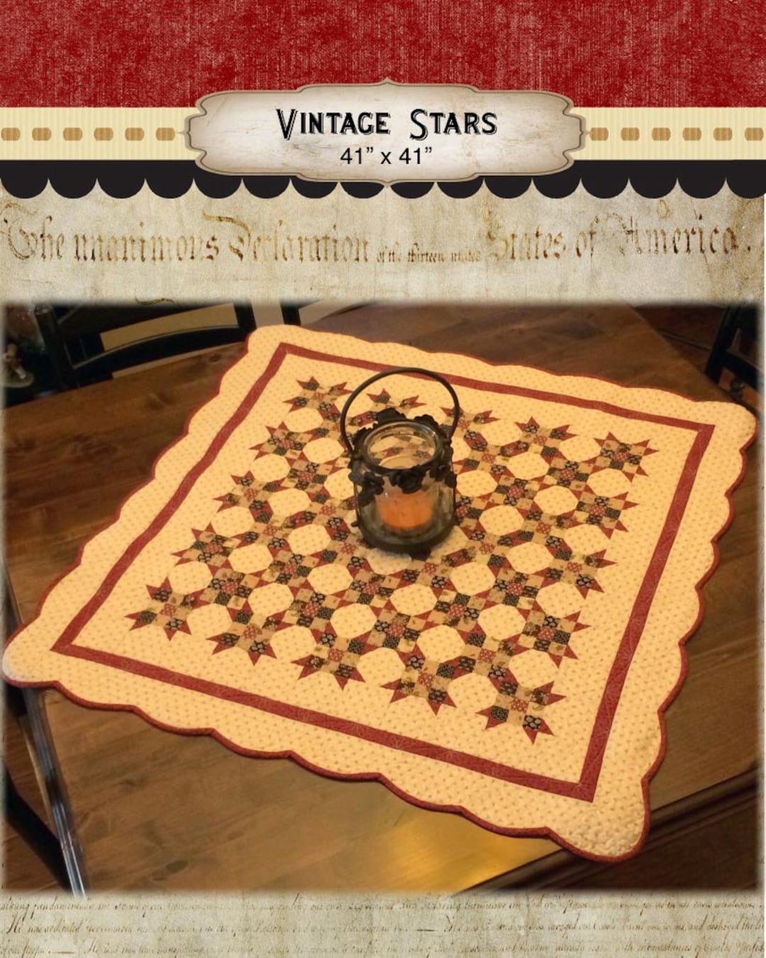 Vintage Stars Quilt Pattern - Etsy