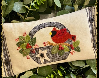 Wool Applique Pillow - Etsy