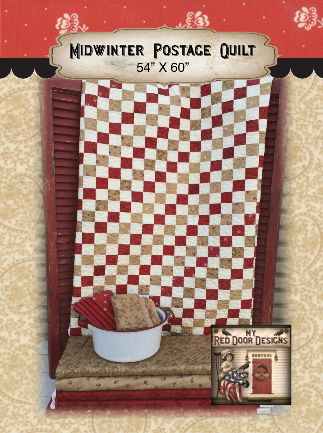 Midwinter Postage Quilt Pdf Pattern - Etsy