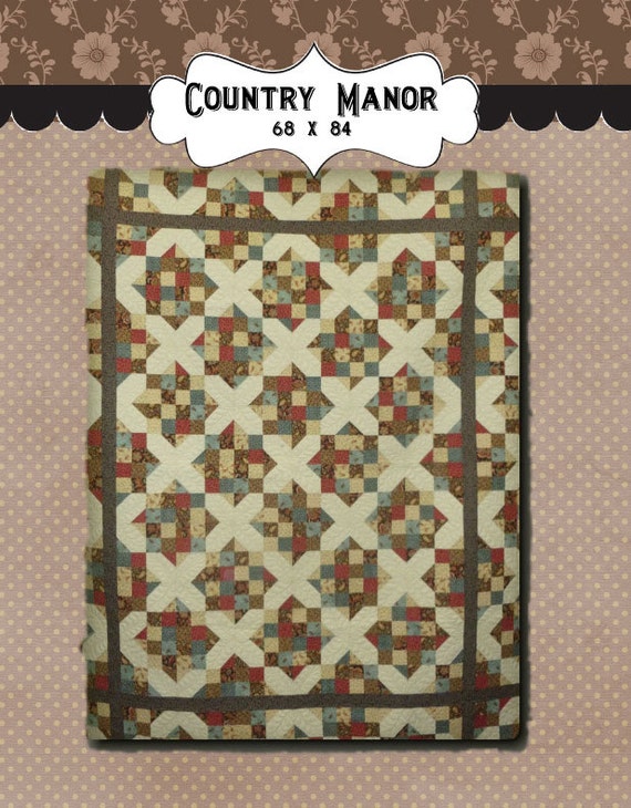 Country Manor PDF Quilt Pattern | Etsy