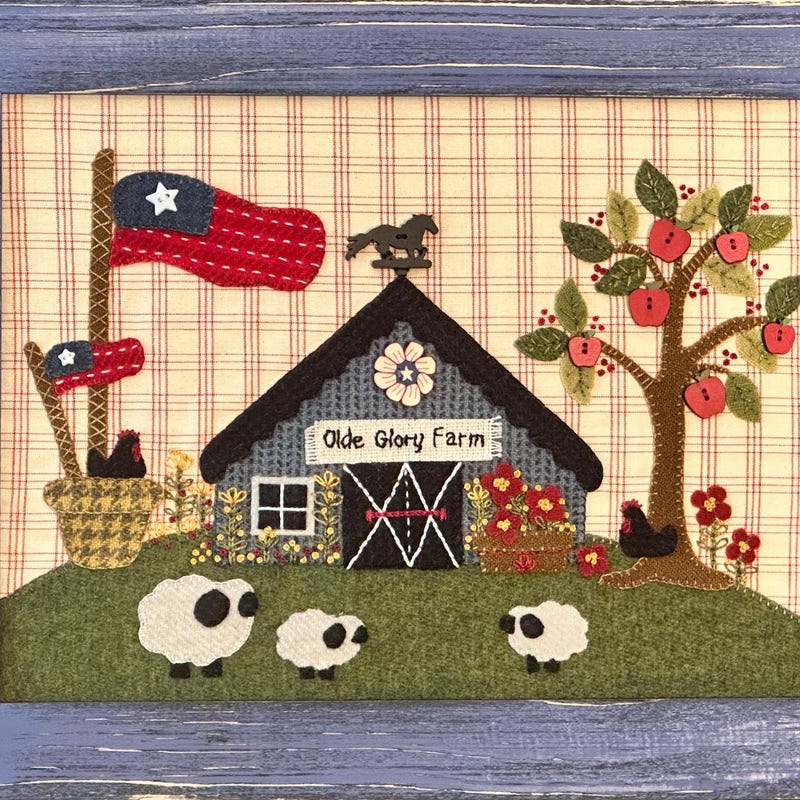 Farm Applique - Etsy