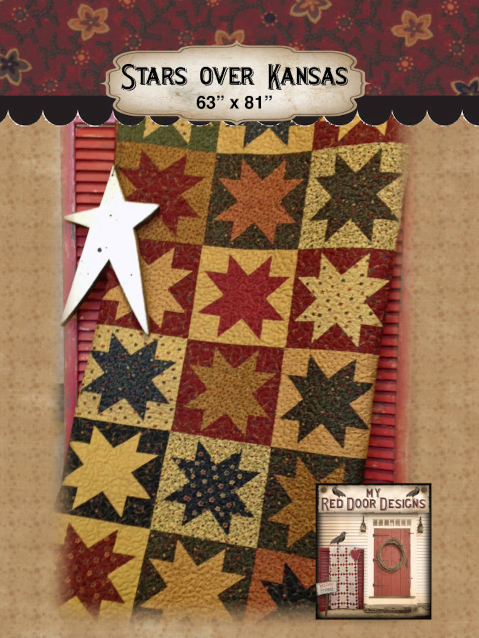 Stars Over Kansas Pdf Pattern - Etsy