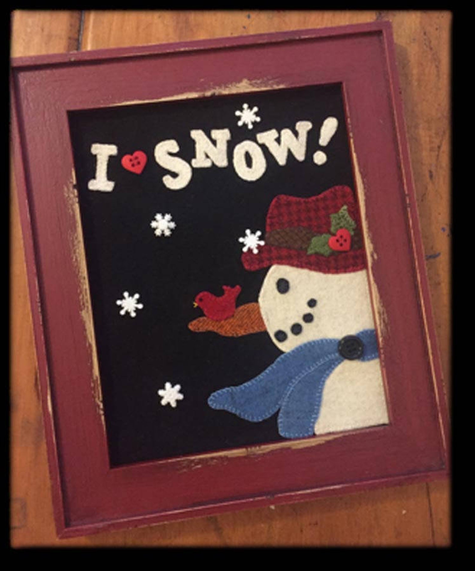 I Heart Snow PDF Pattern - Etsy