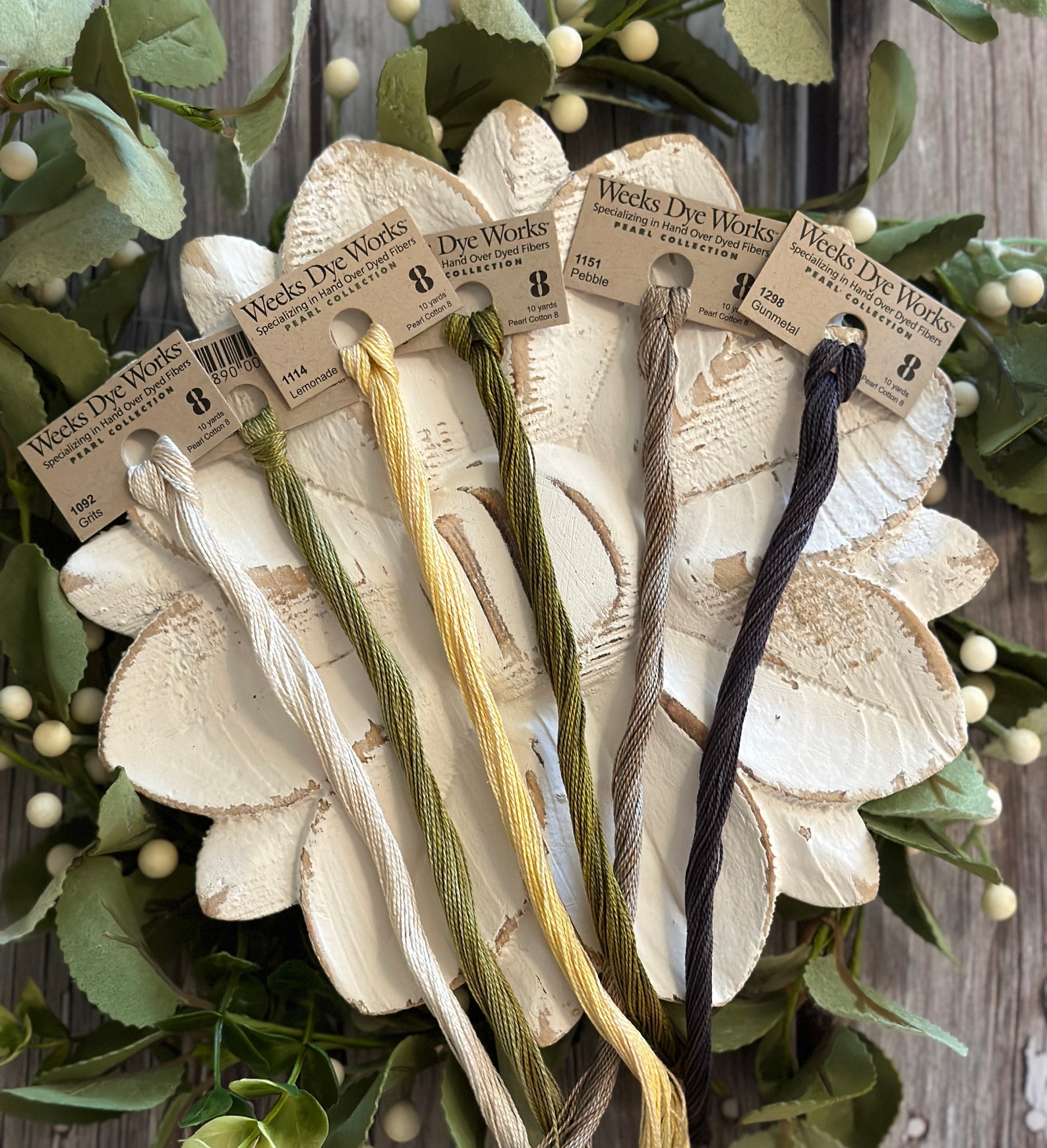 MAY BOUQUET -- Wool Applique Kit or Thread Pack or Both! -- Kit ...