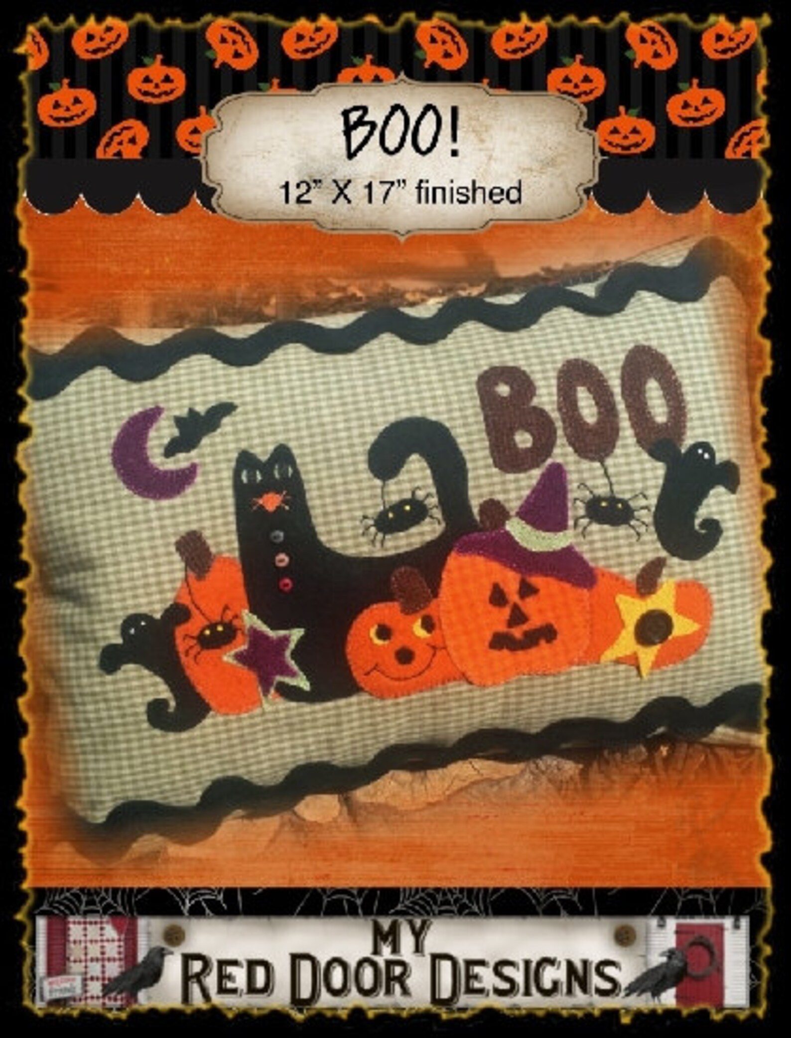 Boo Pillow PDF Pattern - Etsy