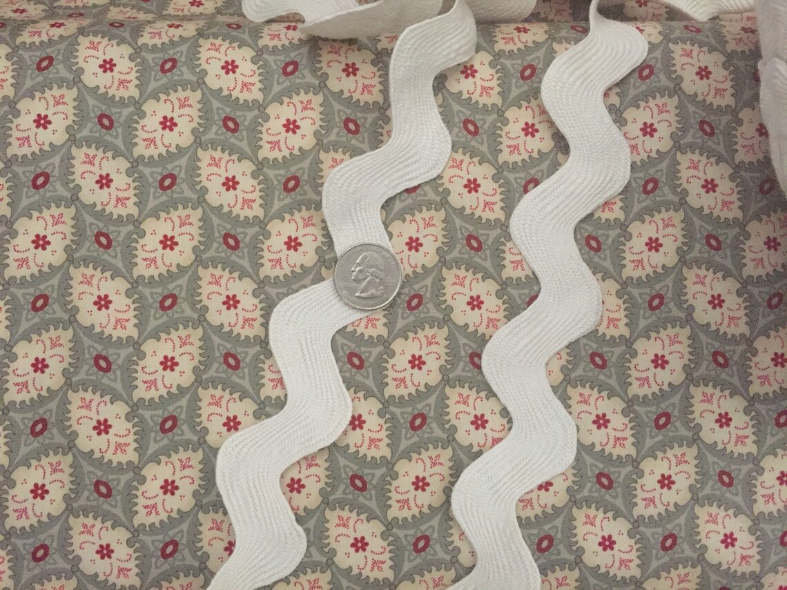 5 Yards Cream Jumbo Ric Rac - Etsy