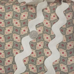 5 Yards Cream Jumbo Ric Rac - Etsy