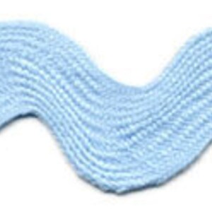 Ric Rac Jumbo Light Blue Color - Etsy