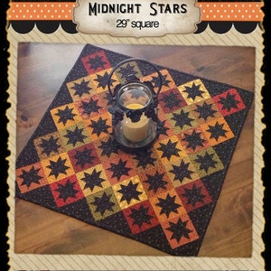 Midnight Stars PDF Quilt Pattern - Etsy