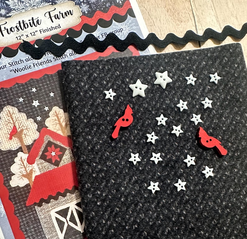 Frostbite Farm - Block #2 - Wool Applique - PLEASE SEE PHOTOS Before ...