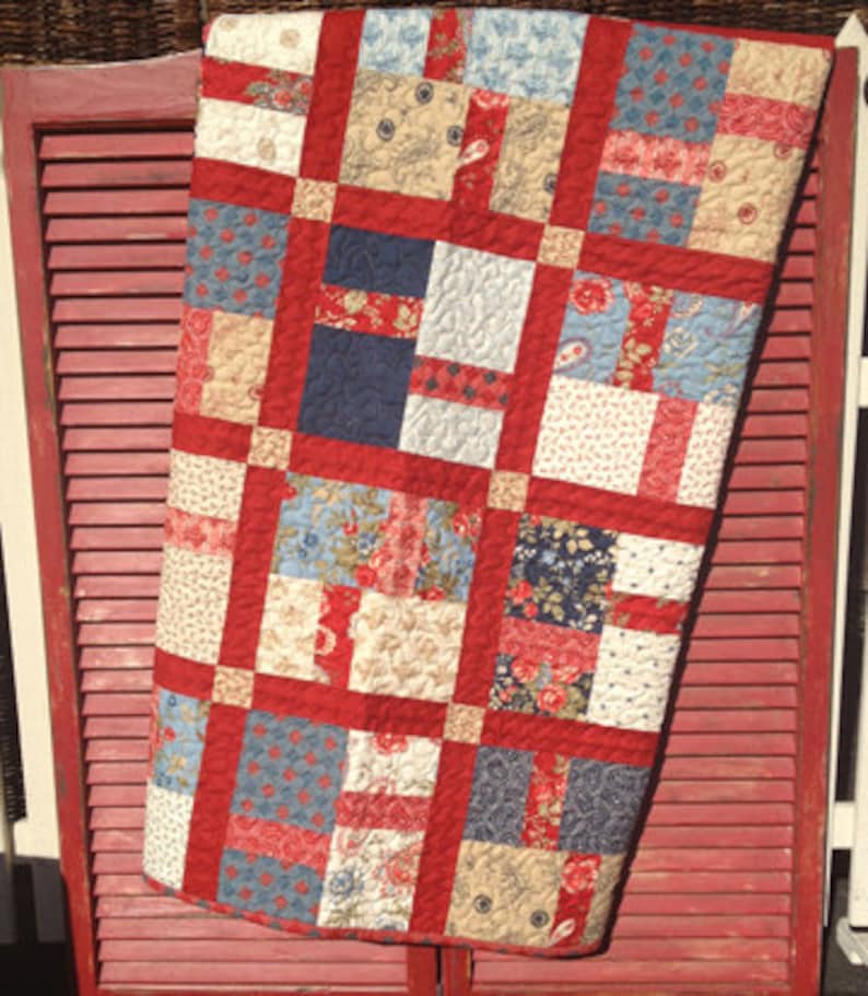 Prairie Flowers PDF Quilt Pattern | Etsy