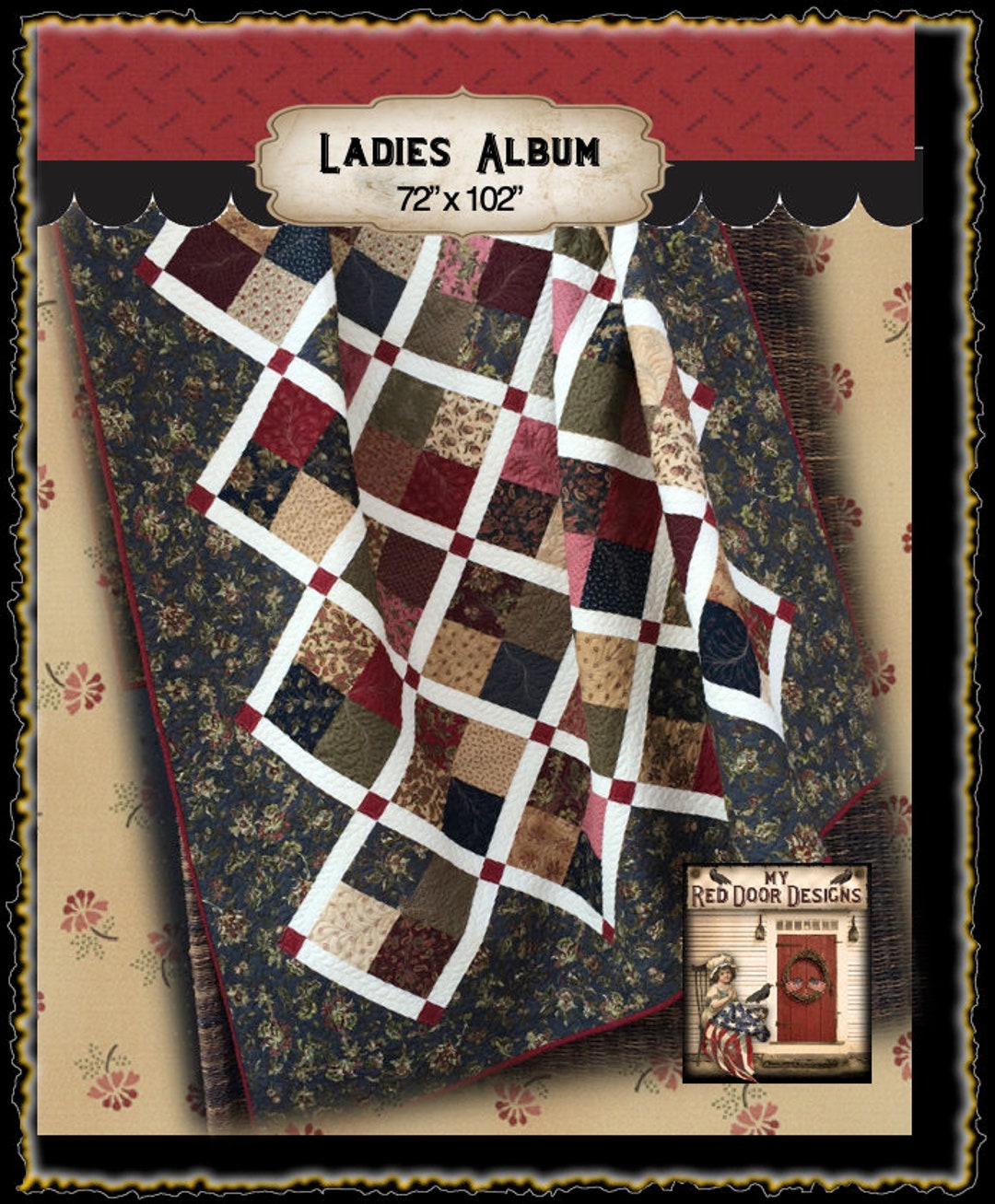 Ladies Album Quilt Pattern -- Pdf Pattern -- Instant Download Pattern ...