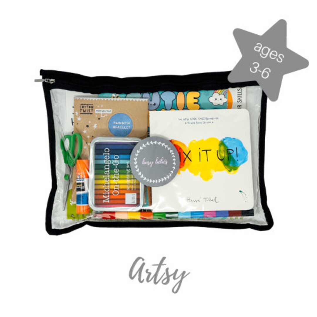 Artsy 2.0 {ages 3-6} Busy Bag for Kids, Birthday Gifts, or Travel - Etsy