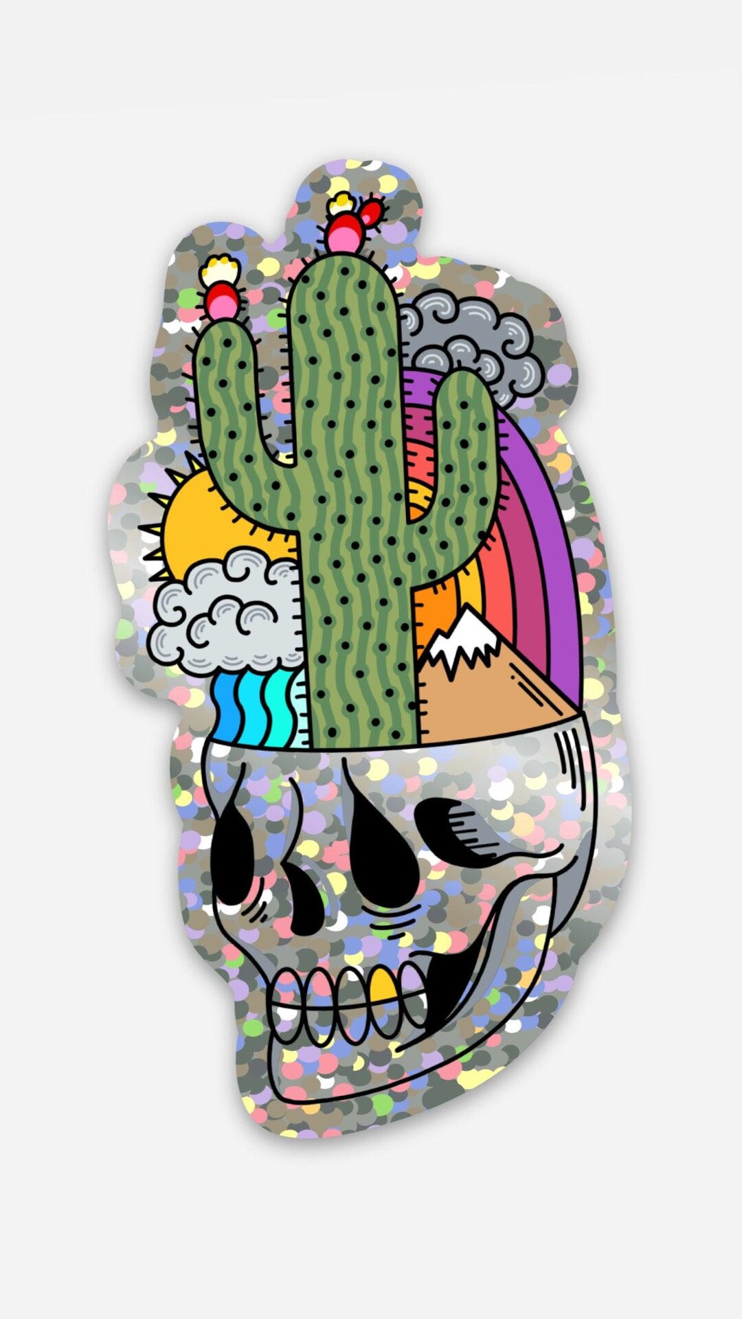 Daisy and Aster X Drawings by Nicole Collab Sticker, 2x3 Inches, Die ...