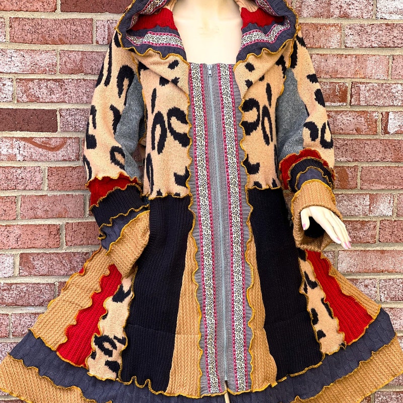 Upcycle Sweater Coat - Etsy