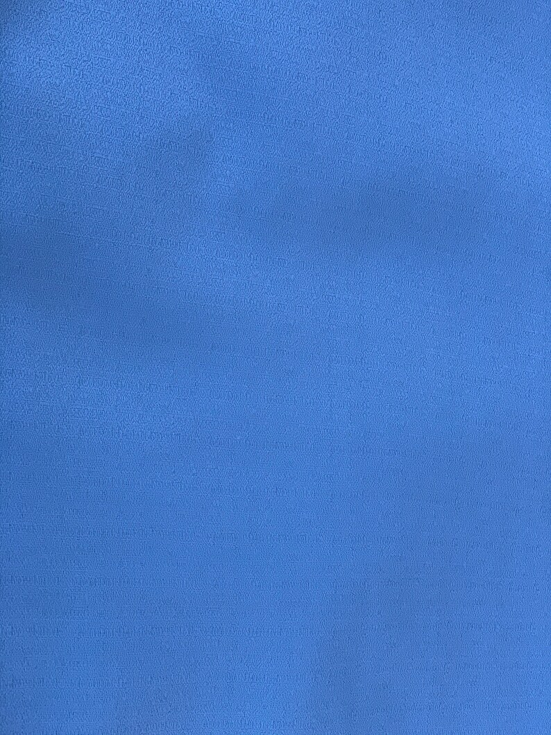 Cornflower Blue Apparel Fabric by the Yard Designer Fabric - Etsy