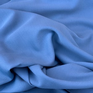 Cornflower Blue Apparel Fabric by the Yard, Designer Fabric, Drapery ...