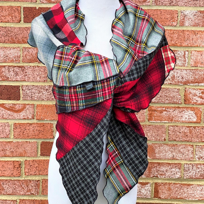 Upcycled Scarf - Etsy