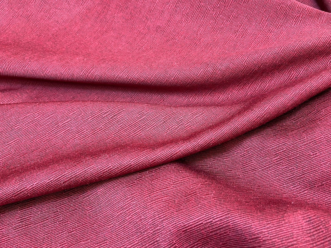 Dark Red Rose Upholstery Fabric by Yard, Drapery Fabric 7 Yds, Cushion ...