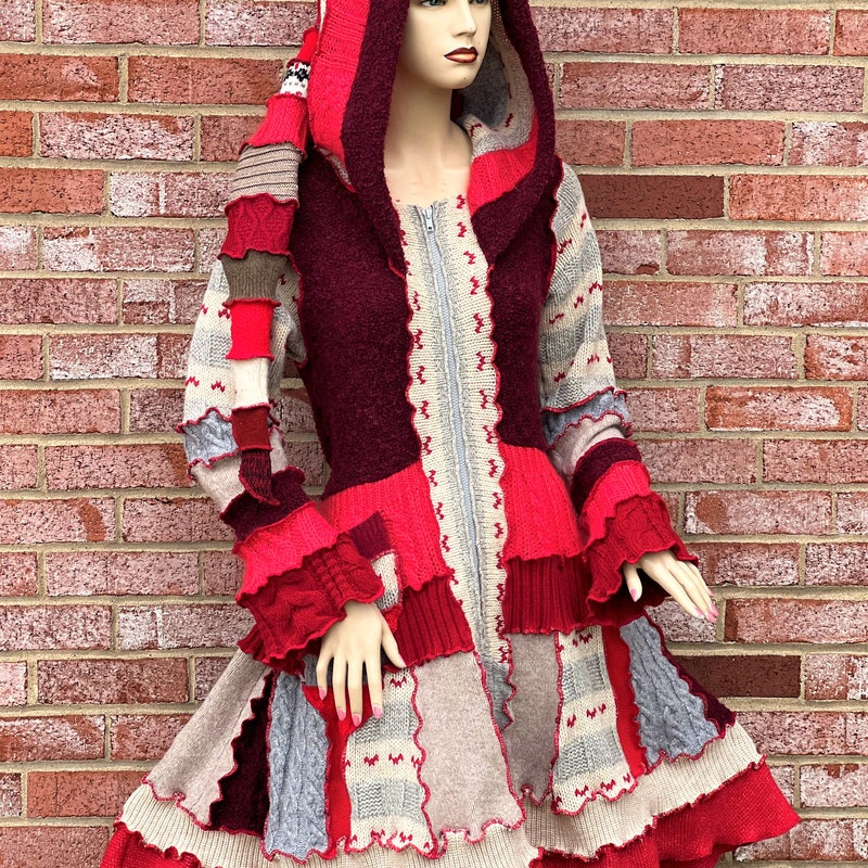Upcycle Sweater Coat - Etsy