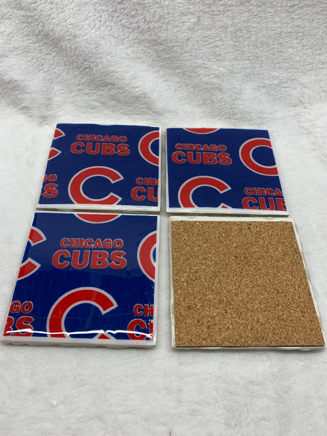 Coasters - Tile - Chicago Cubs 1a - Etsy