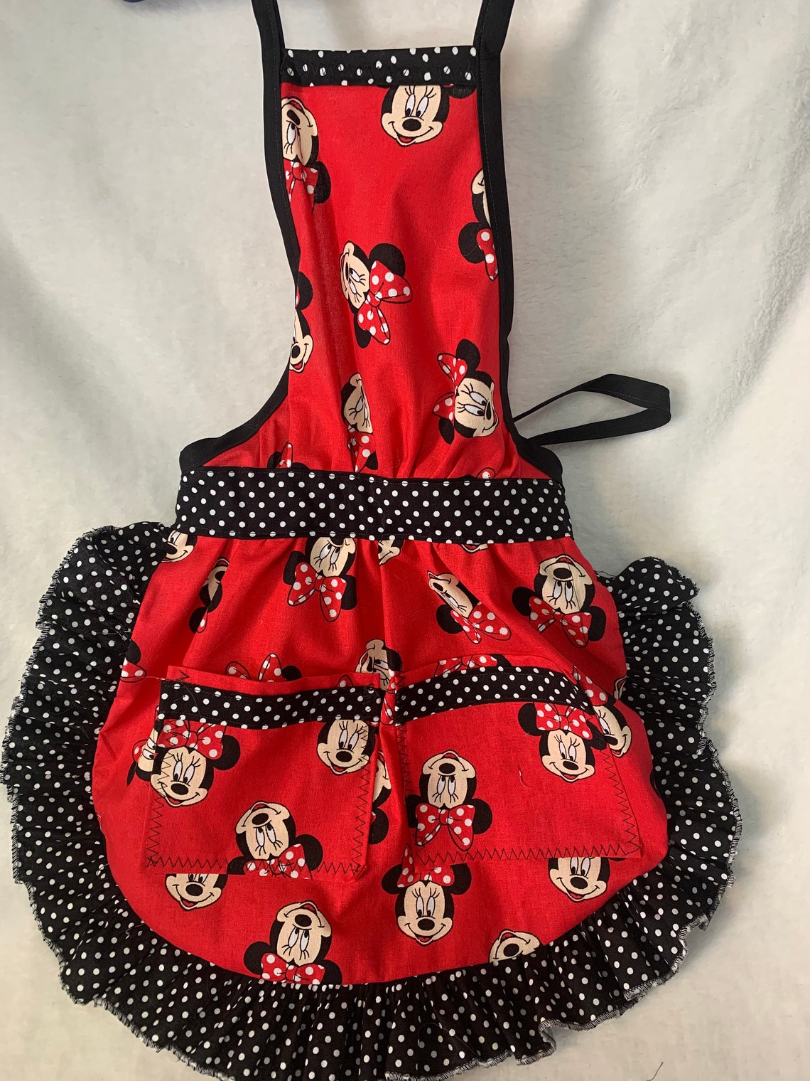 Kids Apron - Minnie Mouse - Etsy