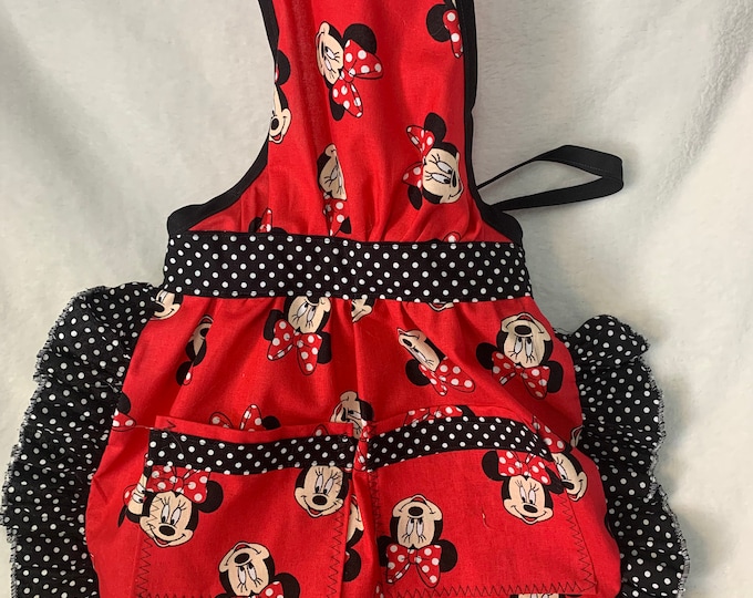 Kids Apron Minnie Mouse - Etsy