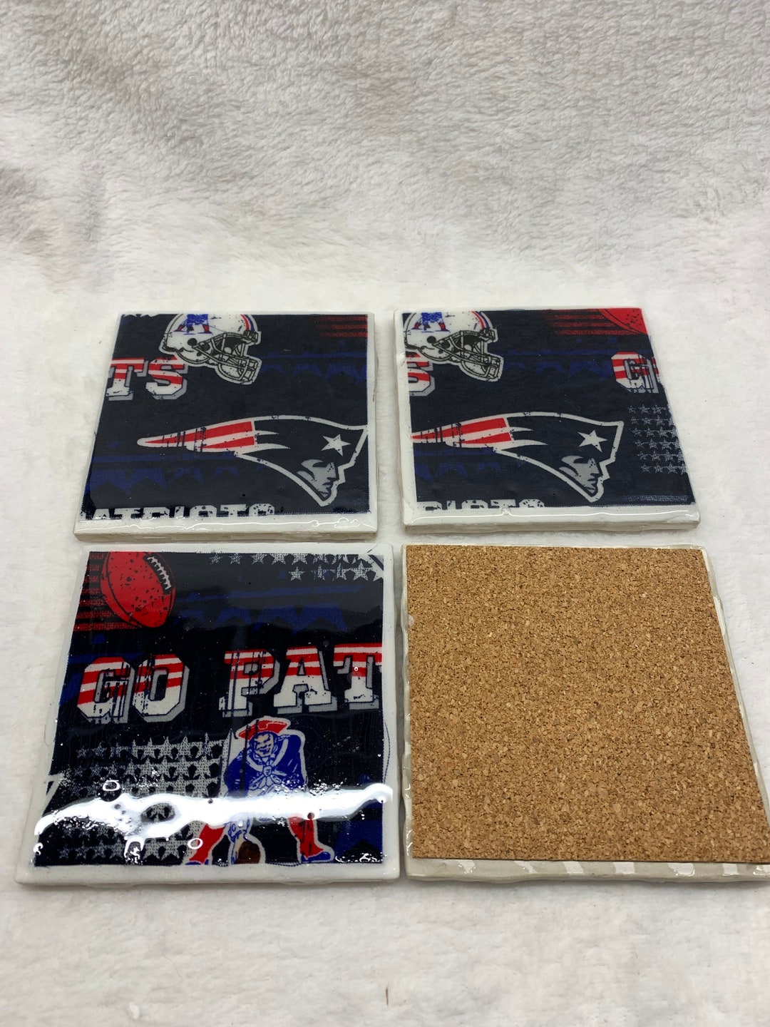 Coasters - Tile - New England Patriots - Etsy