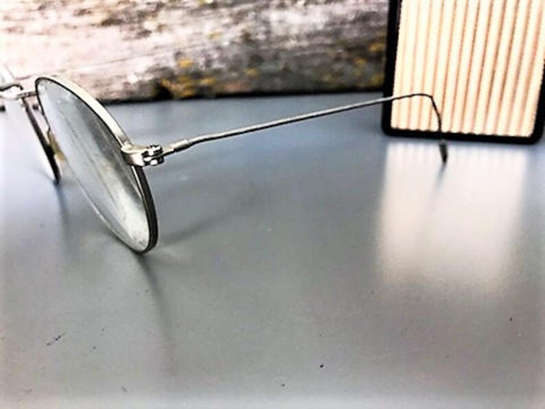 Amazing Vintage Unisex Wire Rim Eyeglasses Etsy