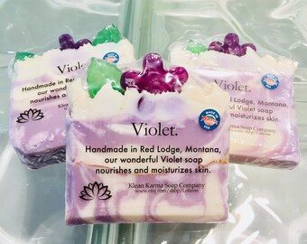 Violet Soap | Etsy