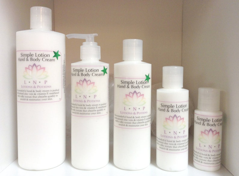 4oz Simple Lotion - Etsy