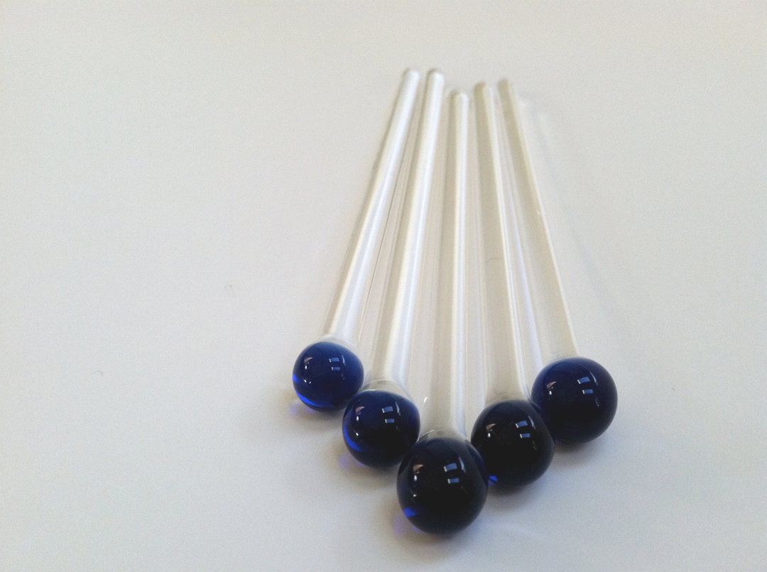 Swizzle Sticks, Glass Mixing Sticks, Custom Swizzle Sticks, Blue ...