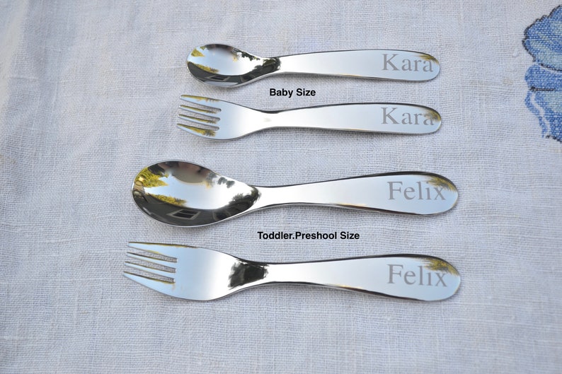 Personalized Silverware Kid's Silverware Kid's | Etsy