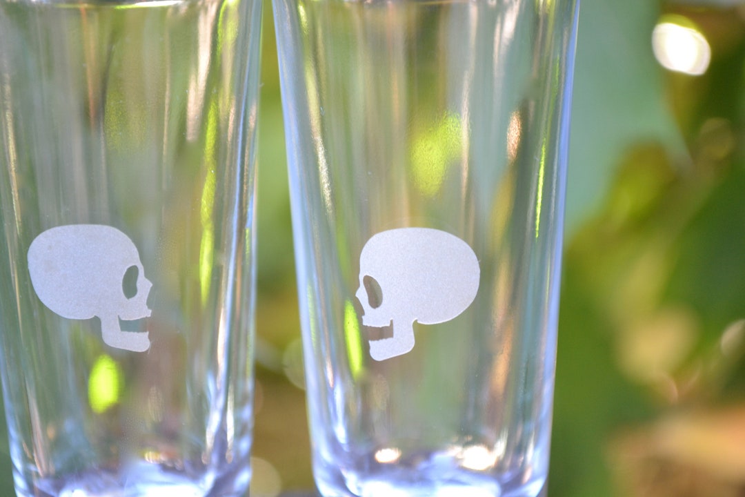 Shot Glass Set, Glasses, Skull Drinking Glass, Shot Glass, Skull Glass ...
