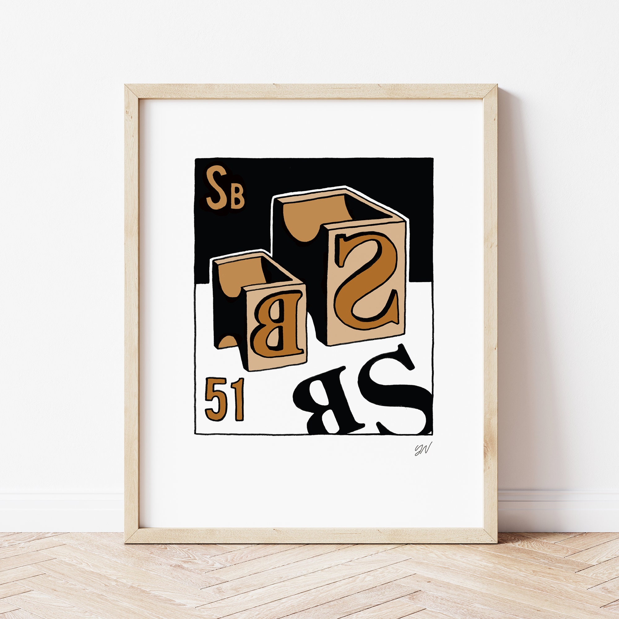 Antimony Periodic Table of the Elements | Etsy