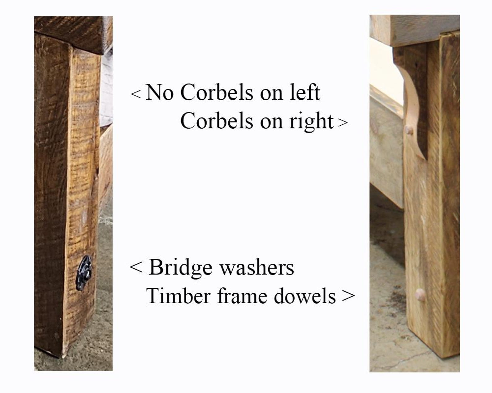 Timber Frame Trestle Bed - Rustic Bed, Big Timber Bed, Queen Bed, King ...
