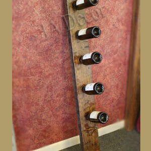 Wine Rack Riddling Rack Timber Wood 5 Bottle Wine Rack Wall Wine Rack ...
