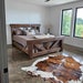 Timber Frame Trestle Bed - Rustic Bed, Big Timber Bed, Queen Bed, King ...