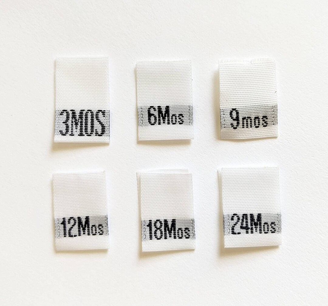 Seanlabel.com - 120pcs White Infant Clothing Sewing Garment Label Woven ...