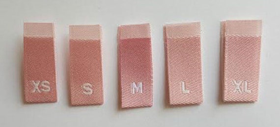 Mixed Lot of 500 Pcs LIGHT PINK Woven Clothing Sewing Labels | Etsy