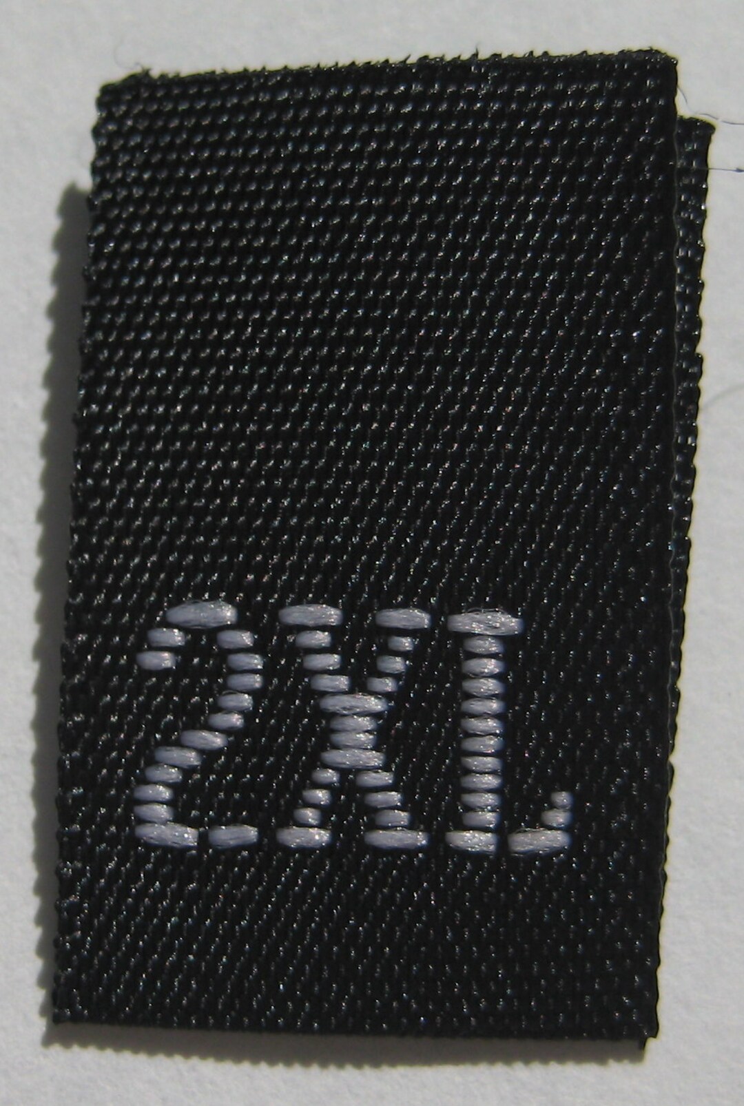 100 Pcs BLACK Woven Clothing Labels, Size Tags Extra Extra Large - Xx ...