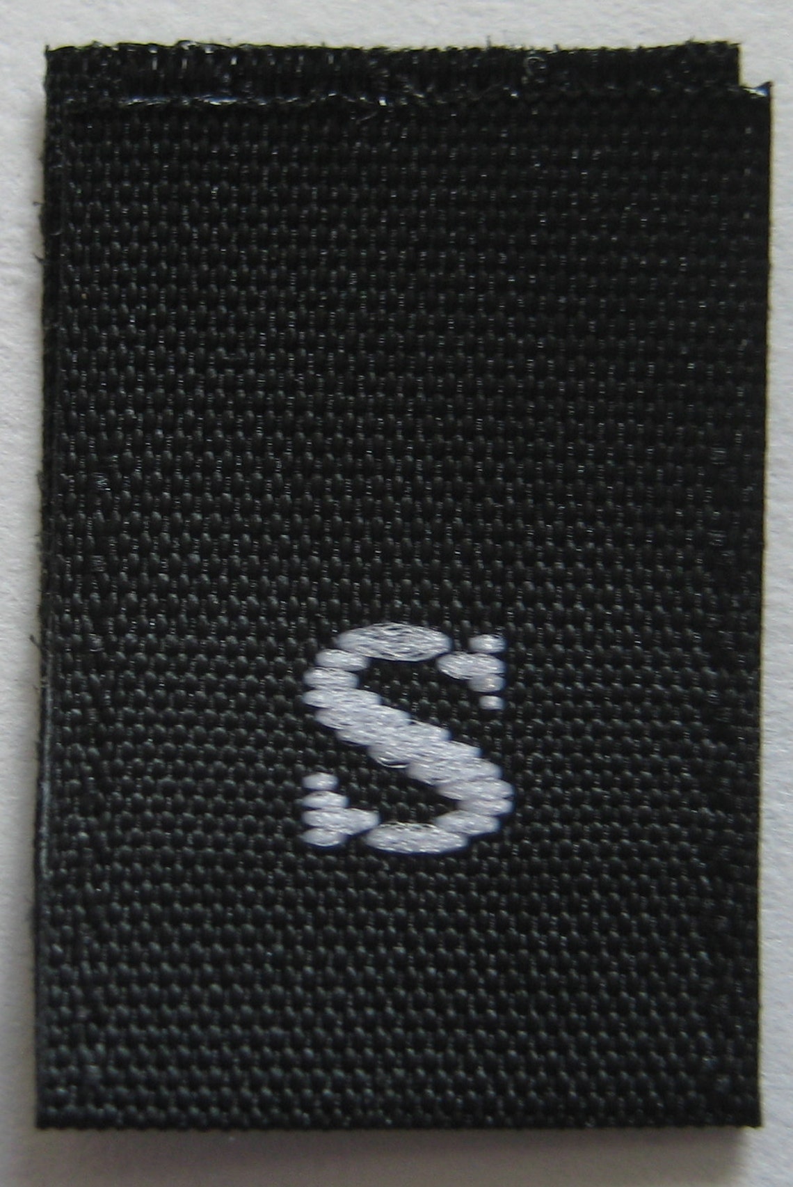 50 Pcs BLACK Woven Clothing Labels, Size Tags - Small - S - Etsy