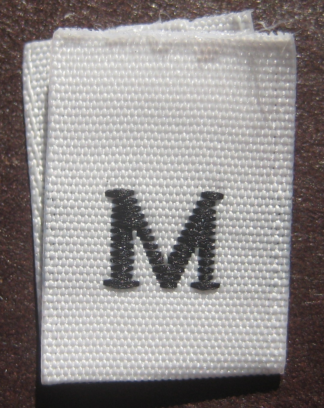 50 Pcs White Woven Clothing Sewing Labels, Size Tags Medium M - Etsy