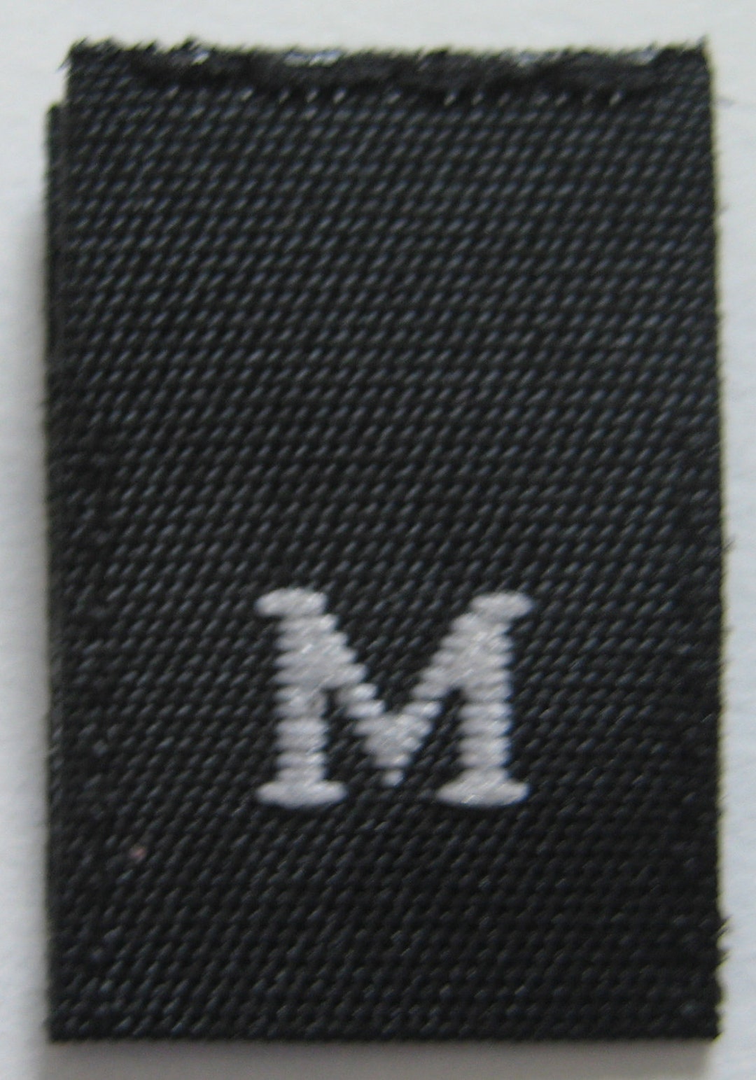 50 Pcs BLACK Woven Clothing Labels, Size Tags Medium M - Etsy