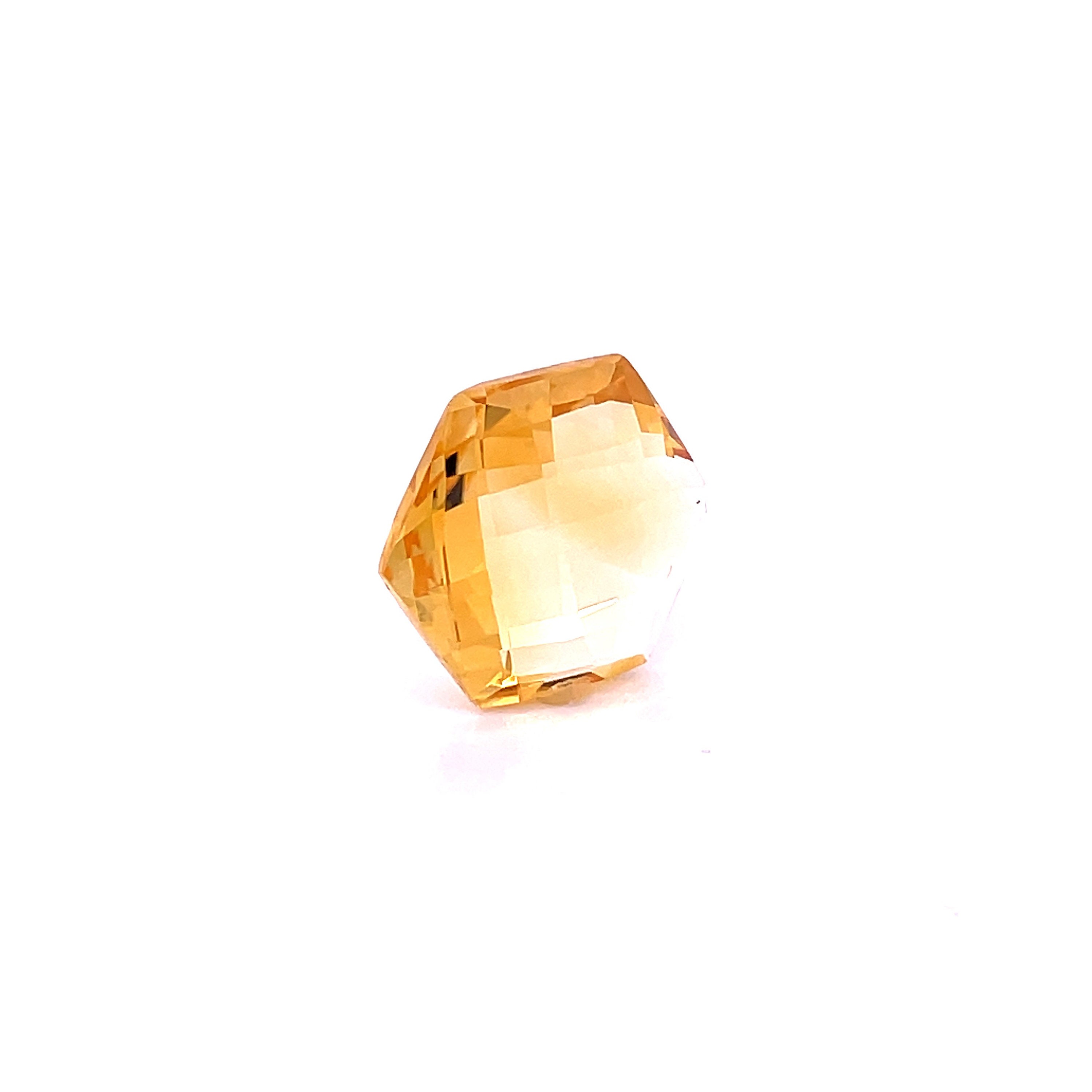 Hexagon Shape Checkerboard Cut Citrine - Etsy