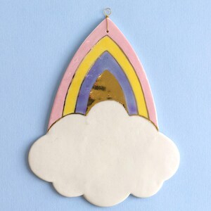 Enchanted Cloud Porcelain Wall-piece / Handmade Ceramic Art - Etsy