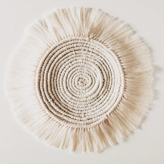 MACRAME PLATE MAT | Etsy