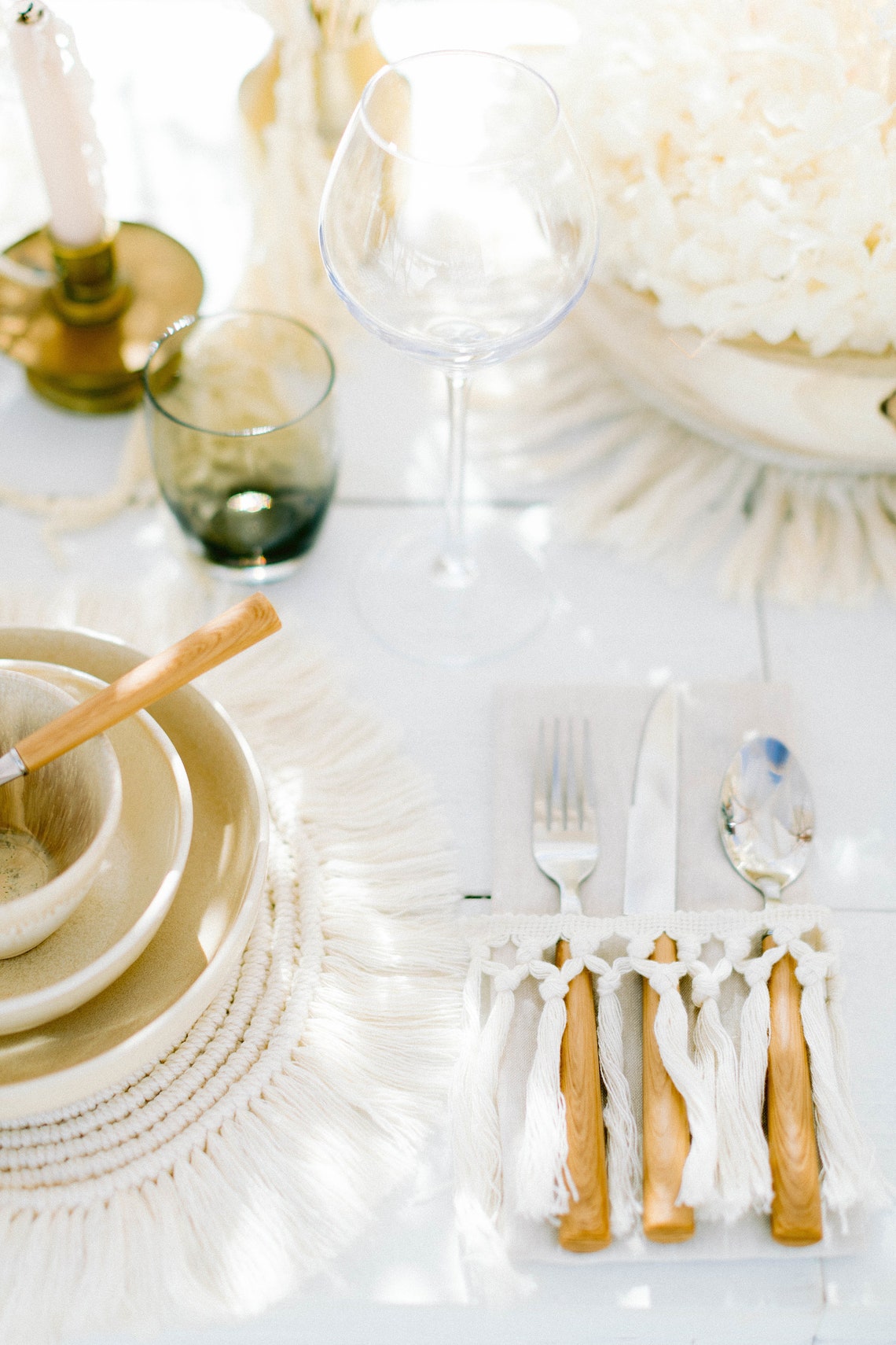 MACRAME PLATE MAT | Etsy