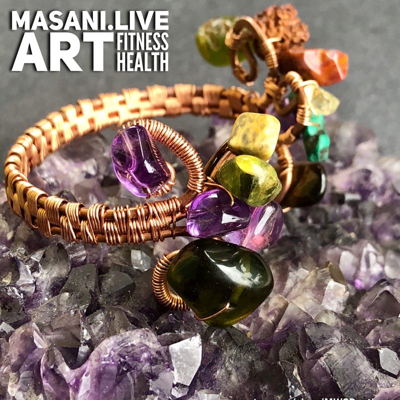 Crystal Bangle - Etsy